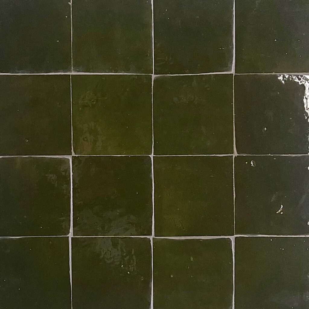 Zellige Forest Green 10x10 | Stiltje